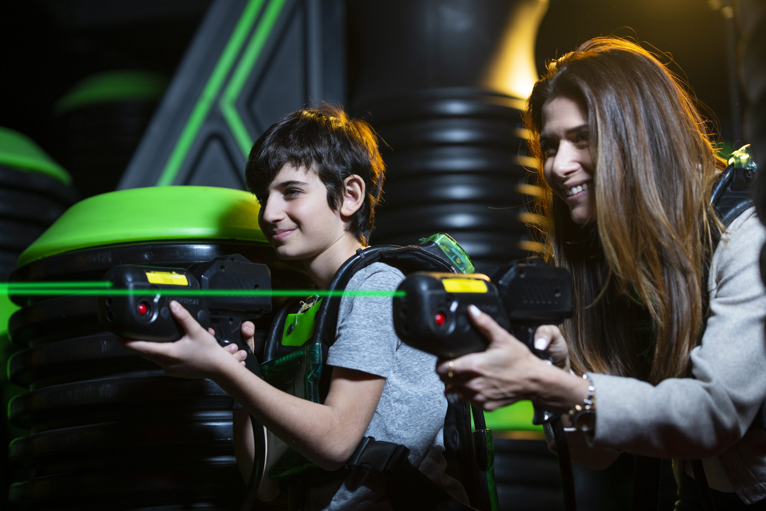Q-ZAR: Exciting Laser Tag & Axe Throwing For Everyone!